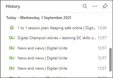 How to delete internet browsing history | Digital Unite